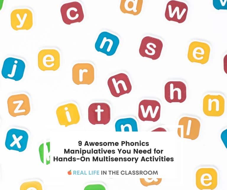 9 Awesome Phonics Manipulatives You Need for Hands-On Multisensory ...