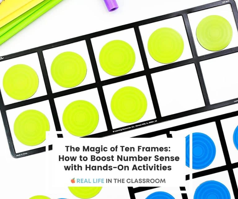 The Magic of Ten Frames: How to Boost Number Sense with Hands-On ...